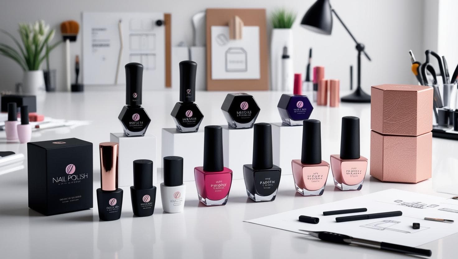 Custom Nail Polish Boxes | Stylish Packaging for Beauty Brands